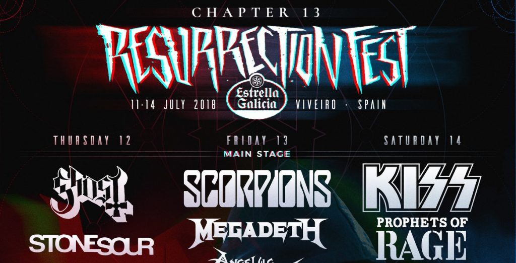 RESURRECTION FEST: cartel completo con distribución por días