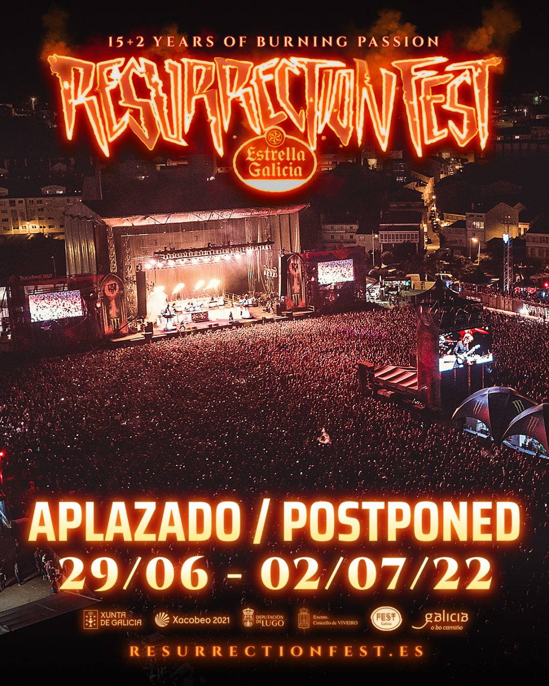 Se aplaza a 2022 la edición 15º del Resurrection Fest - Rock Culture
