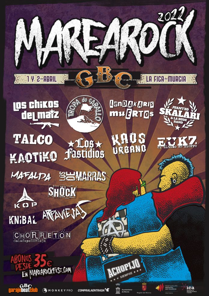 Cartel completo del Marearock Murcia 2022 - Rock Culture