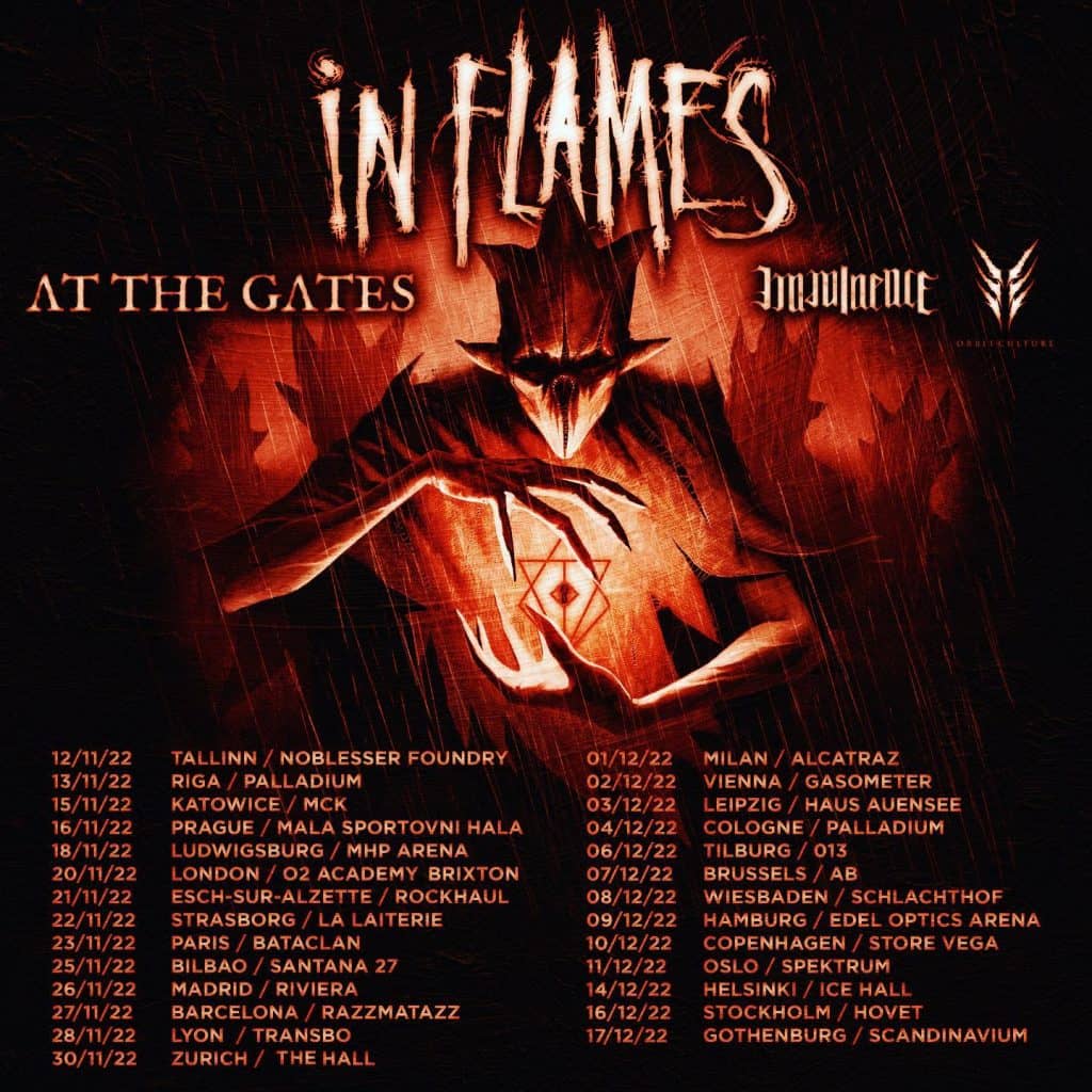 IN FLAMES y su gira europea llega a España en noviembre - Rock Culture