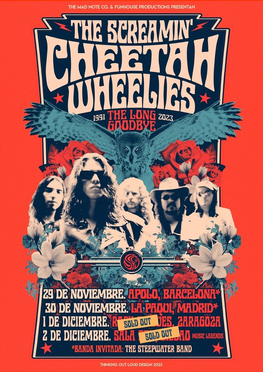 Gira The Screamin´Cheetah Wheelies por España en noviembre - Rock Culture