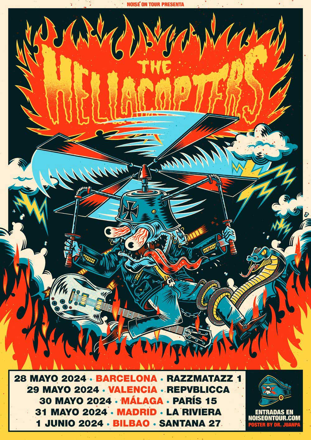 The Hellacopters revela 5 fechas en España - Rock Culture