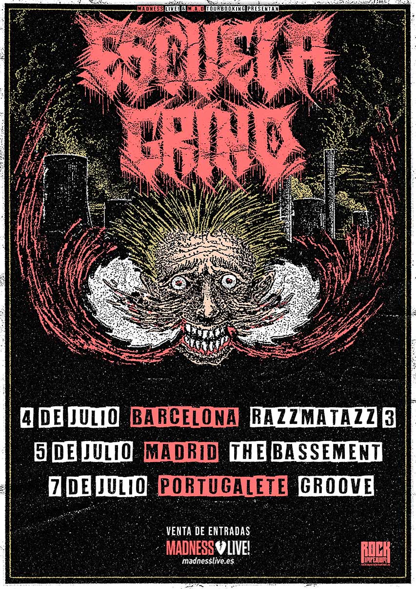 Escuela Grind: La furia de grindcore pasará por España - Rock Culture