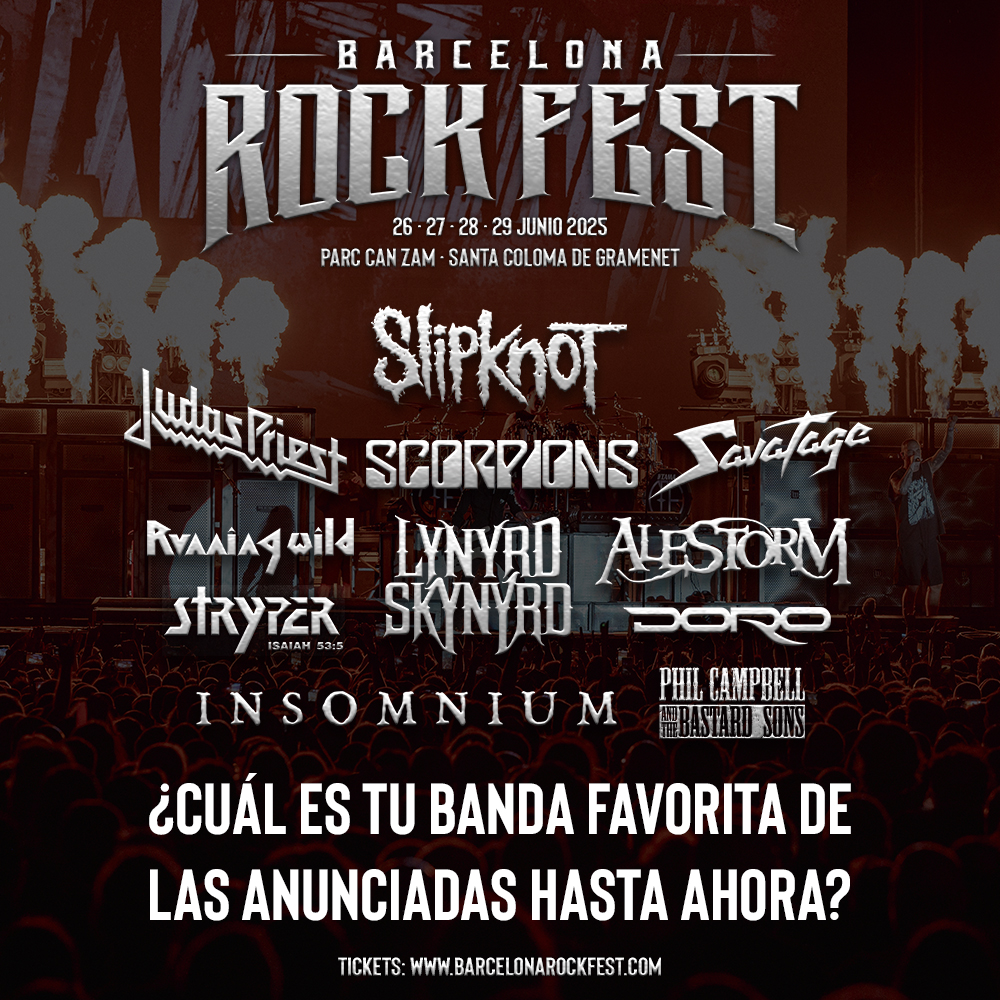 El Barcelona Rock Fest 2025: bandas confirmadas hasta el momento - Rock Culture